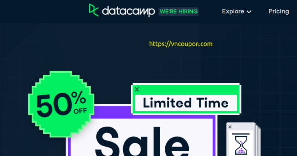 DataCamp - Save 最高50%! Learn R, Python Online